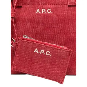 A.p.c. Le Drummer Mini Tote Bag With Zipper Closure