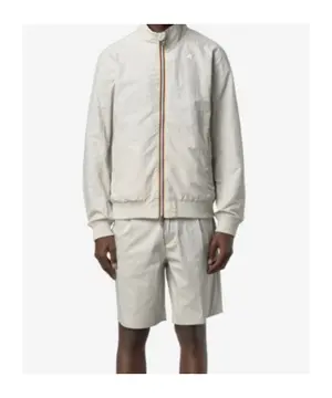 K-WAY Arsene Reversible Bomber Jacket - Gray