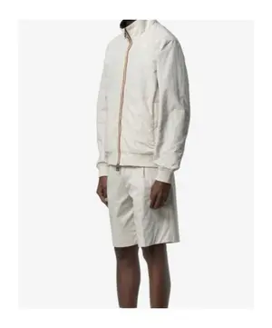 K-WAY Arsene Reversible Bomber Jacket - Gray