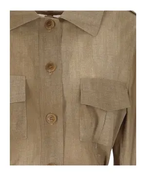 Ermanno Scervino Belted Jacket - Brown