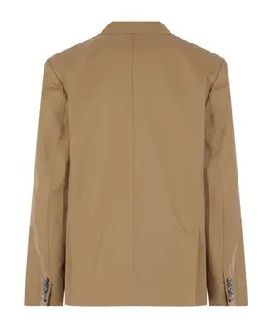 Dries Van Noten Double-breasted Twill Blazer - Green
