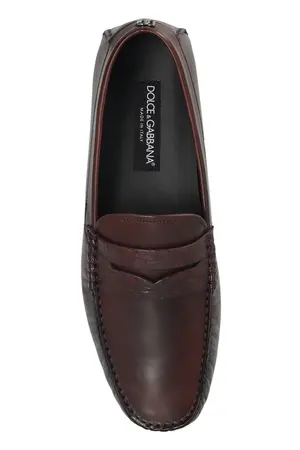 Dolce & Gabbana Dg Logo Plaque Loafers