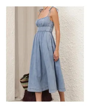Zimmermann Sleeveless Midi Dress - Skylark