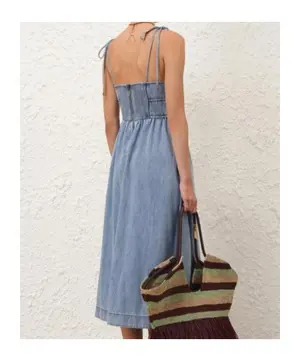 Zimmermann Sleeveless Midi Dress - Skylark