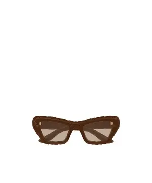 Bottega Veneta Cat Eye Sunglasses - Brown