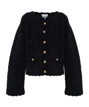 Ganni Crochet Cardigans For Women