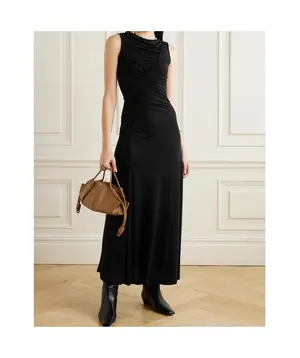 Ulla Johnson Sleeveless Maxi Dress With Pleated Design