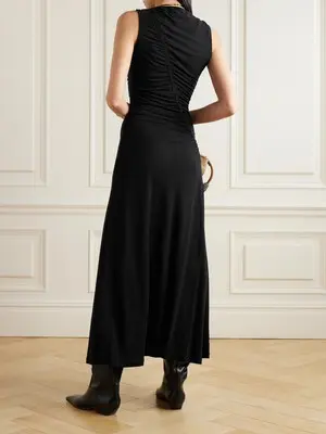 Ulla Johnson Sleeveless Maxi Dress With Pleated Design