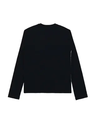EA7 Logo T-shirt With Round Neck - Black