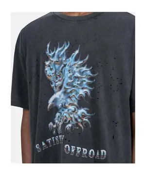 Satisfy Mothtech Offroad Graphic T-shirt - Black