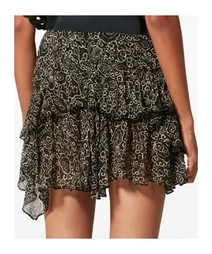 Isabel Marant Étoile Lolita Ruffled Printed A-line Skirt