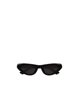 Bottega Veneta Cat Eye Frame Sunglasses - Black