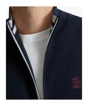 Brunello Cucinelli Zip Knit Gilet Top - Black