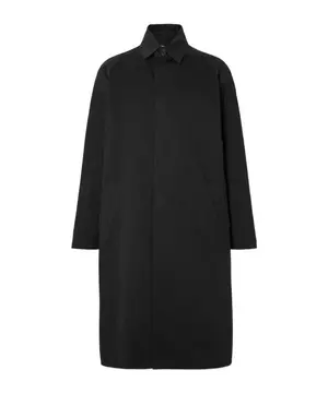 THE ROW Long Cotton Trench Coat With Belted Back