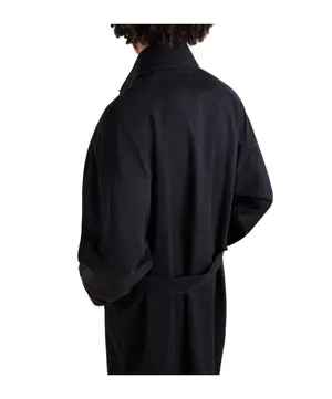 THE ROW Long Cotton Trench Coat With Belted Back