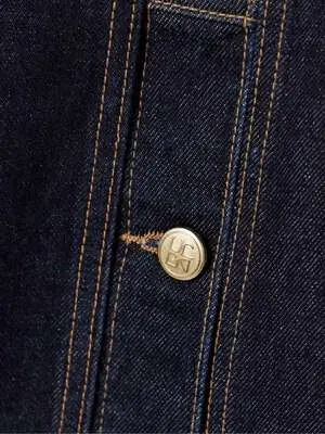 Ulla Johnson Cape Buttoned Denim Jacket