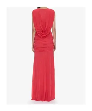 Christopher Esber Ripple Drape Gown - Red
