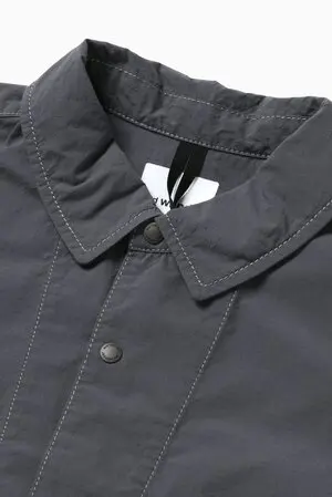 AND WANDER Technical Shirt Jacket - Black