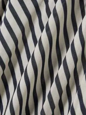 Rixo Striped Long Sleeve Dress