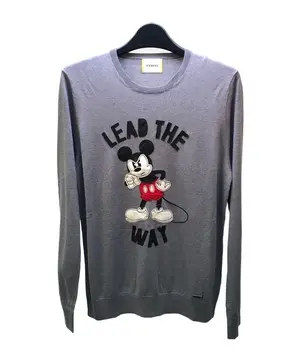 Iceberg Mickey Mouse Graphic Crewneck Sweater