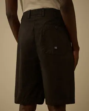 C.P. COMPANY Pleated Tailored Shorts - Black