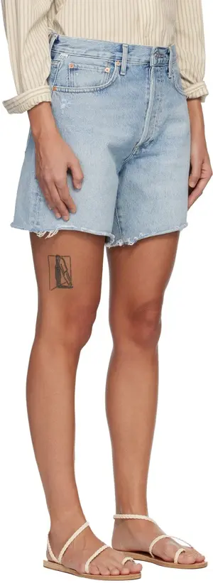 Citizens Of Humanity Marlow Long Vintage Denim Shorts