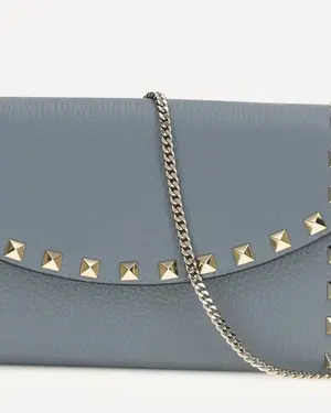 Valentino Garavani Rockstud Foldover Wallet