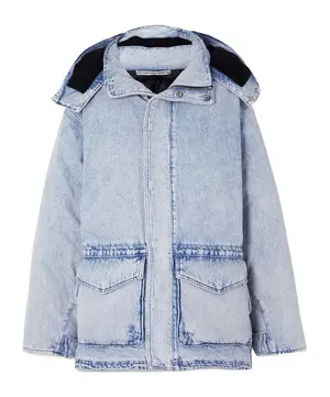 Women's Oversized Padded Denim Jackets