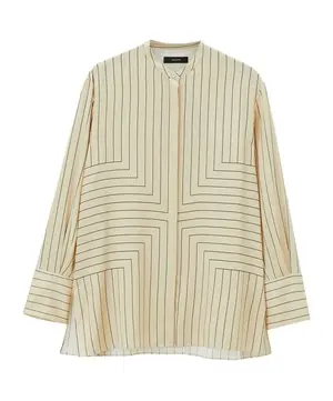 JOSEPH Striped Geometric Shirt