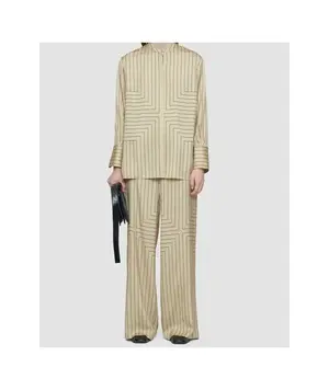 JOSEPH Striped Geometric Shirt