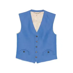BLAZÉ MILANO Single-breasted Front Pocket Waistcoat