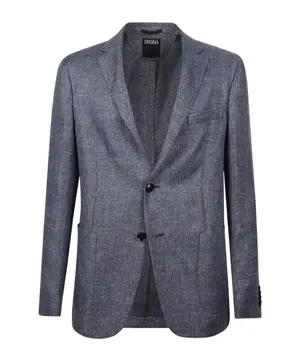 Zegna Two-button Formal Blazer - Blue