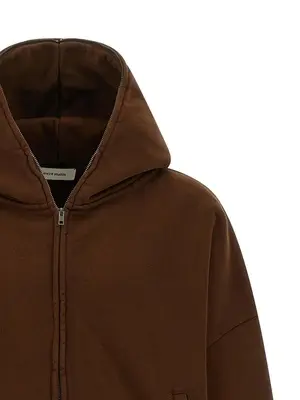 ENTIRE STUDIOS Cropped Zip-up Hoodie - No