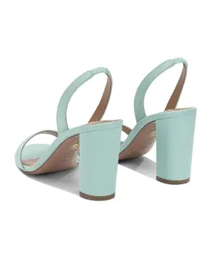 AQUAZZURA So Nude Block 85 Heeled Sandals