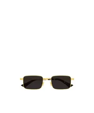 Bottega Veneta Classic Rectangular Sunglasses - Gold