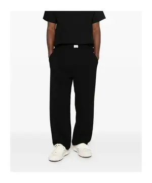 MAGLIANO Elasticated Waist Trousers With Logo Patch