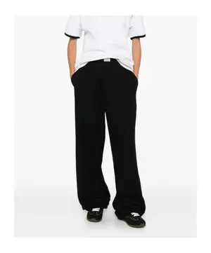 MAGLIANO Elasticated Waist Trousers With Logo Patch