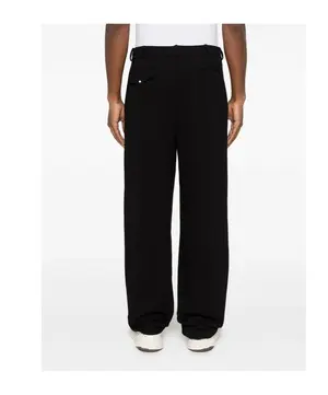MAGLIANO Elasticated Waist Trousers With Logo Patch