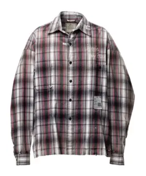 Mihara Yasuhiro Vintage Like Check Shirt