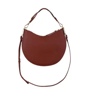 COCCINELLE Curved Shoulder Bag - Red