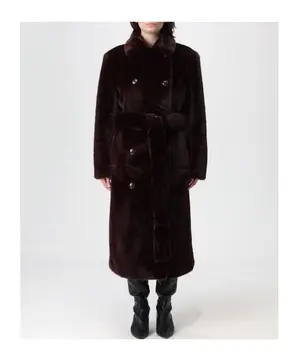 STAND STUDIO Double-breasted Coat - Black
