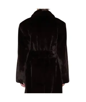 STAND STUDIO Double-breasted Coat - Black