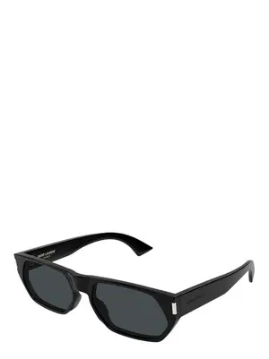 Saint Laurent Rectangular Sunglasses - Black