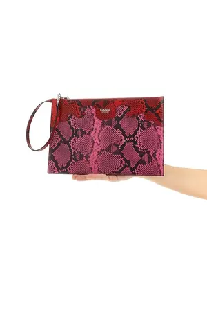 GANNI Fairy Zip Wristlet Bag