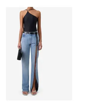 Coperni Asymmetrical One-shoulder Swimsuit - Black