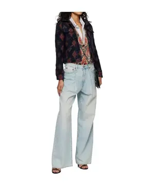 R13 Relaxed Jacquard Trucker Jacket