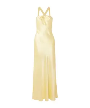 Rixo Backless Maxi Dress - Yellow