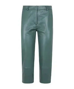 THE FRANKIE SHOP Lior Leather Trousers - No