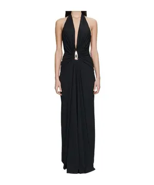 Christopher Esber Pendant Ruched Maxi Dress