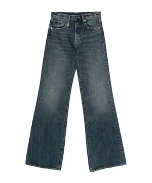 R13 R13 Flared High-Waisted Jeans No